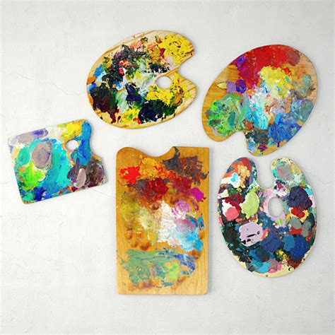 빈티지 아티스트 팔레트 3d 모델 17 Fbx Max Unknown Free3d