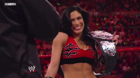 Alicia Fox Vs Melina Divas Championship Wwe Raw Nov 16 2009 Youtube