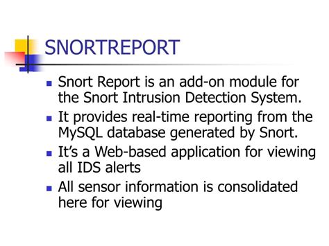 Ppt Installation Of Snort Apache Php Mysql And Snortreport Powerpoint Presentation Id837696