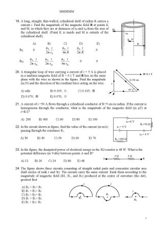 Physics 2 Midterm 2 Questions Sayfa 5 Vize ve Final Soruları Paylaşım Portalı Çözümlü
