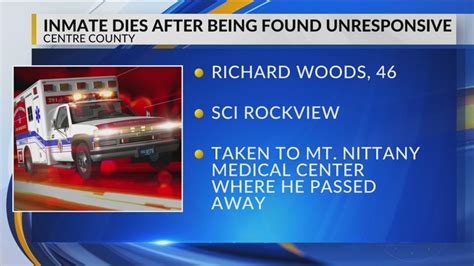 Convicted Murderer Serving Life Sentence Dies Sci Rockview Reports