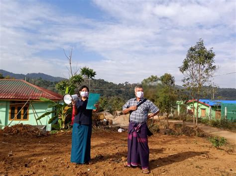 လိပ်သိုမြို့တွင်ကိုဗစ် ၁ ၉ဗီဇပြောင်းမျိုးကွဲ အိုမီခရွန် ရောဂါပိုးကြိုတင်ကာကွယ်ရေး အသိပညာပေးန