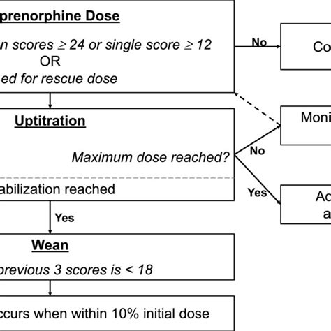 Dosing Algorithm Used In Blinded Buprenorphine Or Neonatal Morphine