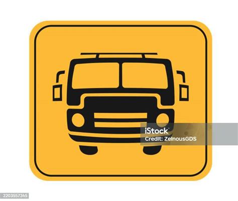 버스 정류장 표지판 아이콘 클립 아트 버스 정류장 기호 노란색 간판 클립 아트 공공 차량 서비스 스테이션에 대 한 테두리 거리에 대한 스톡 벡터 아트 및 기타 이미지