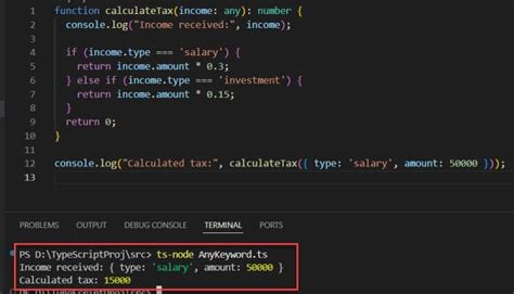 Use Of Any Type In Typescript