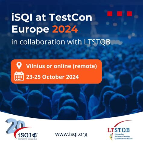Testcon Isqi Ltstqb Successisyours Isqicertified Ltstqb Isqi Eastern Europe
