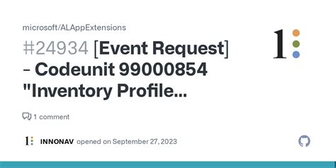 Event Request Codeunit 99000854 Inventory Profile Offsetting Procedure