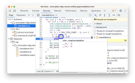 Debug Cc Webassembly Chrome For Developers