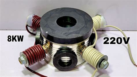 How To Make Self Running Generator With Permanent Magnet