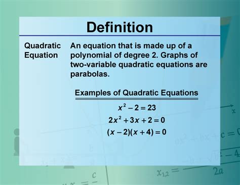Math Definitions Collection Solving Equations Media4Math