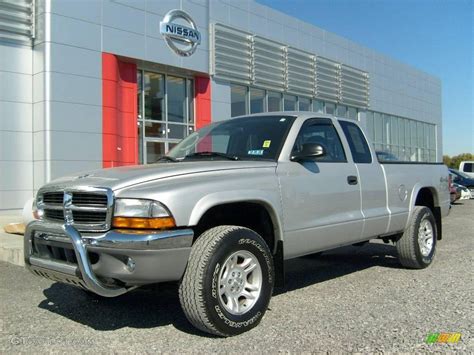 2004 Bright Silver Metallic Dodge Dakota Slt Club Cab 4x4 20146756