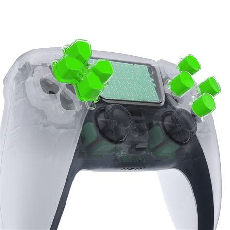 Two Tone No Letter Imprint Dpad Action Buttons For Ps5 Controller Extremerate Retail