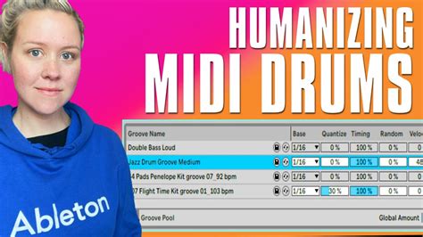 Beat Making 101 Swing Groove And Ghost Notes Into Midi Drums In Ableton Live • Ep 3 Youtube