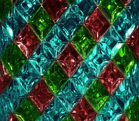 Glass Texture With A Pattern Of Rhombuses Clear Glass Diamond Shape