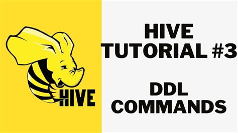 Hive Tutorial 3 Data Definition Language Ddl Commands With