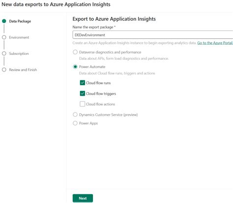 Power Platform Data Export Track Cloud Flow Usage With Azure