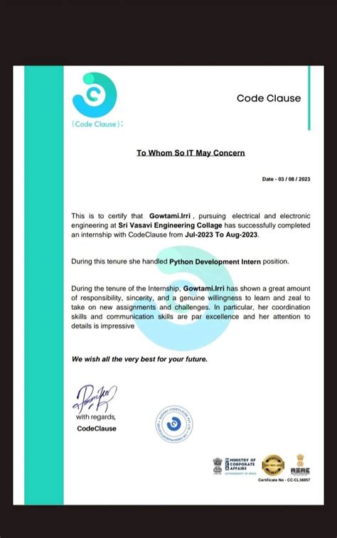 gowthami irri on linkedin codeclause