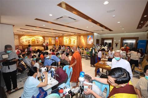 ရန်ကုန်တိုင်းဒေသကြီး၊ ဒဂုံမြို့သစ် ၄ မြို့နယ်အတွင်းရှိ မျက်စိဝေဒနာရှင်များအား သီတဂူစက္ခု ဒ