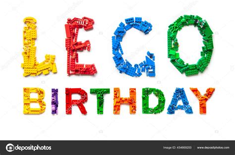 Lego Font Happy Birthday