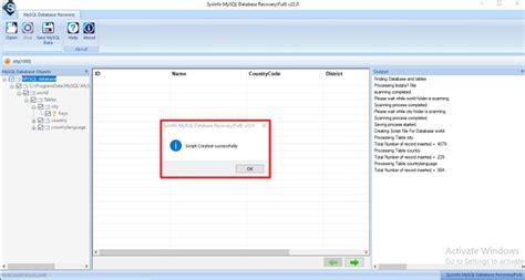 Mysql Database File Recovery Tool To Fix Mysql Corruption