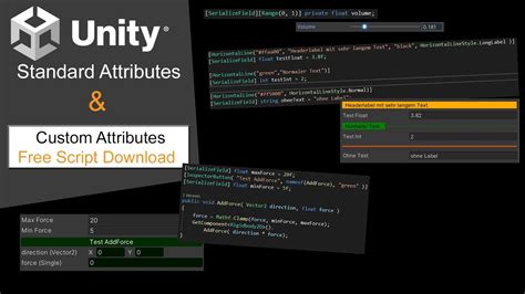Die Unity Standard Attribute Mit Eigenen Attributen Ergänzen