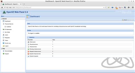 OpenVZ Web Panel Managing OpenVZ Containers Graphically Unixmen