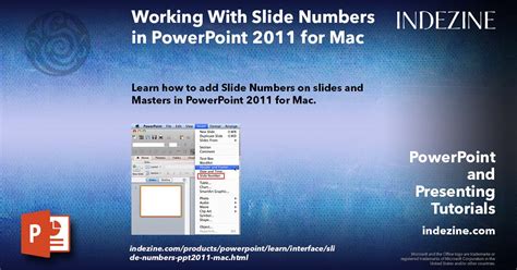 Working With Slide Numbers In PowerPoint For Mac