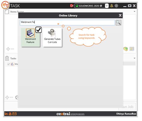 Weldment Feature Central Innovation Mfg Knowledge Base
