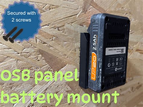 Osb Tools Battery Mount Remixed By Alex Makerworld Download Free 3d Models