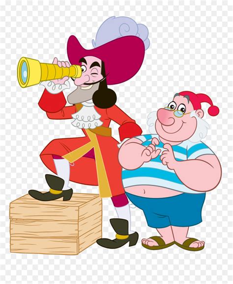 Pirate Clipart Friend Captain Hook And Mr Smee Jake Hd Png Download Vhv