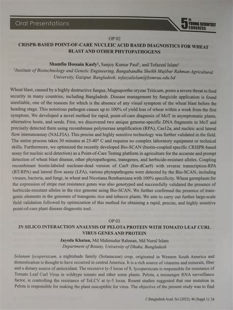 Pdf Crispr Based Point Of Care Nucleic Acid Based Diagnostics For Wheat Blast And Other