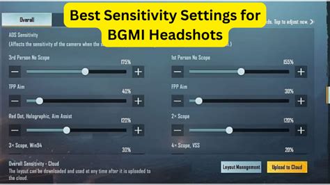 Best Sensitivity Settings For Bgmi Headshots Bolt Esports
