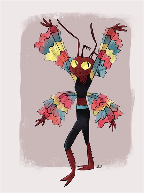 190359 Safe Artistceciliaspen Alien Arthropod Fictional Species Insect Anthro 2022