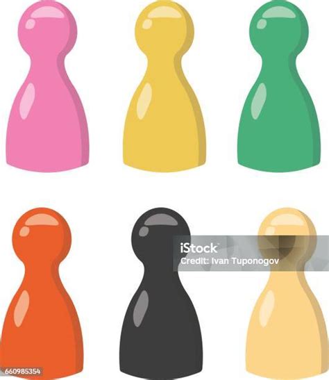 밝은 게임 조각 테이블 게임에 대 한 게임 칩의 미니 세트입니다 보드게임에 대한 스톡 벡터 아트 및 기타 이미지 보드게임 부분의 벡터 Istock
