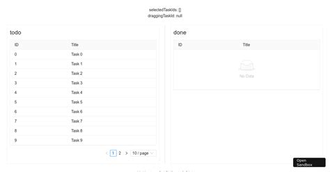 Multidrag Codesandbox