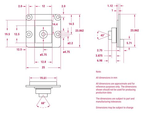 Raspberry Pi Ai Camera Imx500 12mp Intelligent Vision Sensor