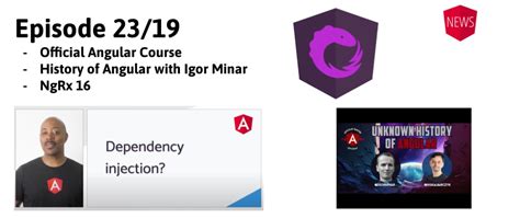 Episode 2319 Angular Course Ngrx 16 Igor Minar On Angulars History Dev Community