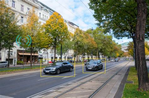 Smart City Traffic Management Ai Controlled System Monitors Vehicle