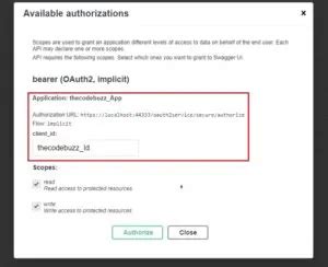 NSwag OAuth2 Authorization OpenAPI Swagger In ASP NET Core TheCodeBuzz