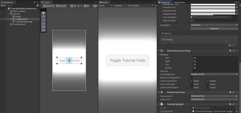 チュートリアル中のui制御をするunityアセット紹介 Ui Tutorial Fade Midolog