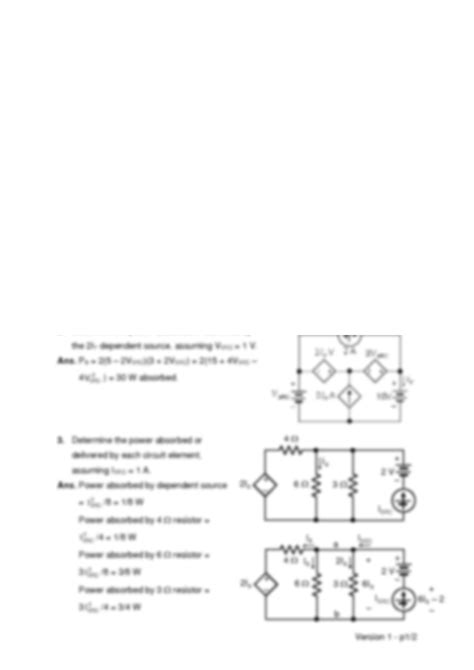 SOLUTION Electric Circuitsquiz 1 Problems Studypool