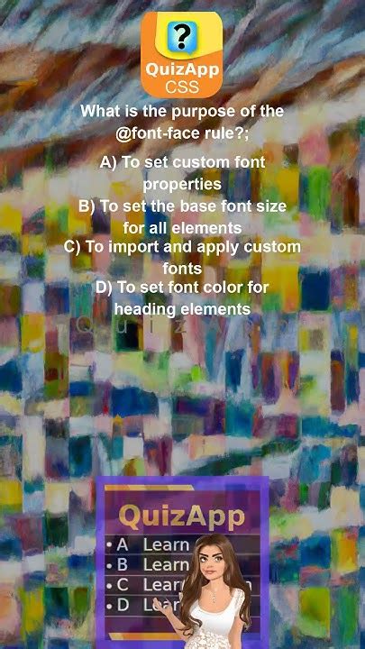 Css What Is The Purpose Of The Font Face Rule Youtube