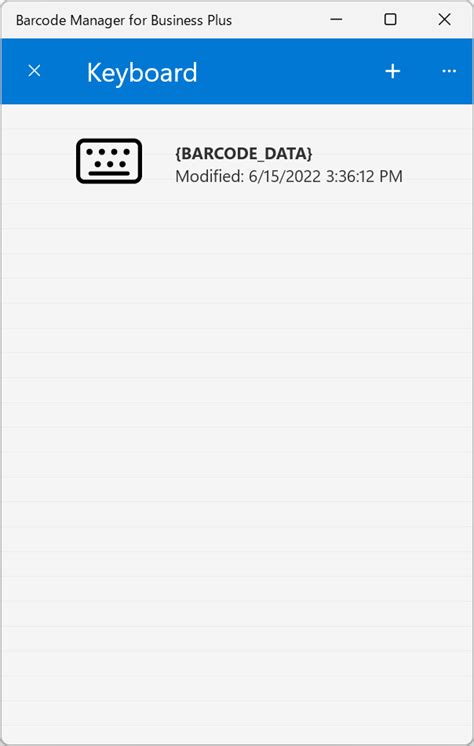 632 Sendkeys Barcode Manager User Guide