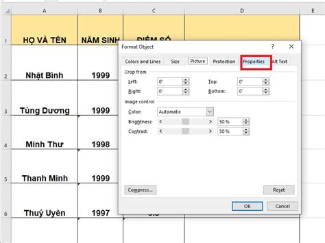 Chèn file vào excel nhanh chóng