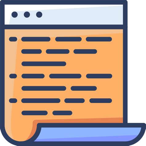 Code Generic Outline Color Icon