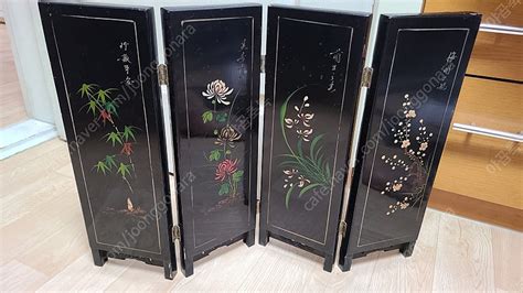 자개 머리병풍 자연옥 골동품 예술작품골동품수집 중고나라