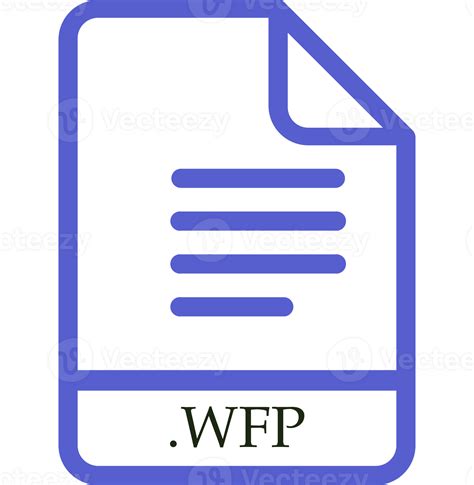 Wfp File Minimal Icon With Symbol 57912854 Png