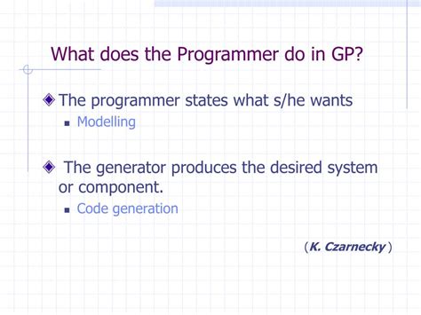 Ppt Advancements In Generative Programming And Middleware Integration Powerpoint Presentation