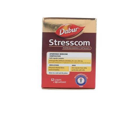 Buy Dabur Stresscom 10 Caps Online at Flat 18% OFF* | PharmEasy