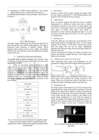 Hand Gesture Controls For Digital TV Using Mobile ARM Platform PDF